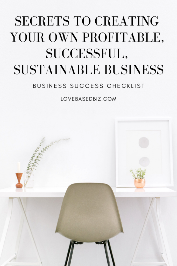Business Success Checklist: Create Your Own Profitable Business